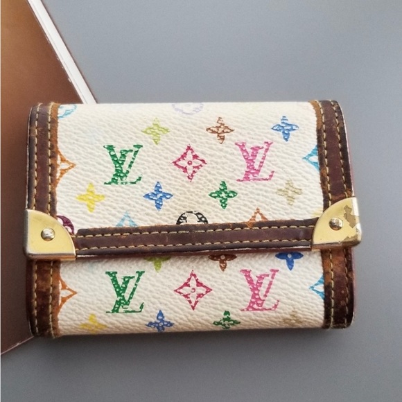 Louis Vuitton | Bags | Lv Multicolor Wallet Authentic Louis Vuitton ...